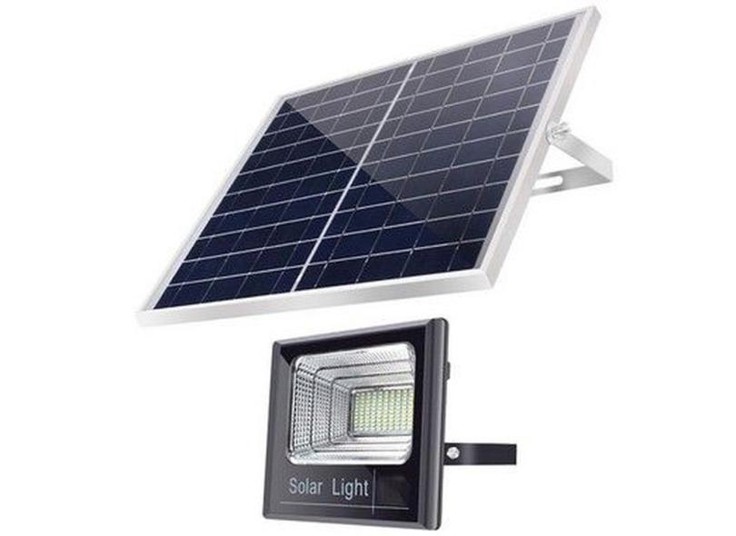 Holofote Solar 60w Refletor Energia Solar Painel Automático E Manual ...