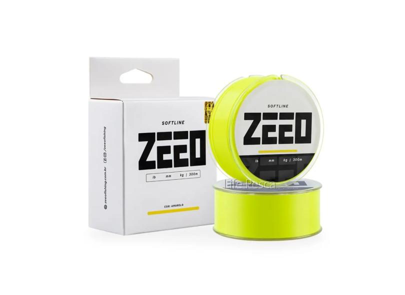 Linha Monofilamento Softline ZEEO 0,40mm 23,0lb/10,5Kg - 300 Metros com ...