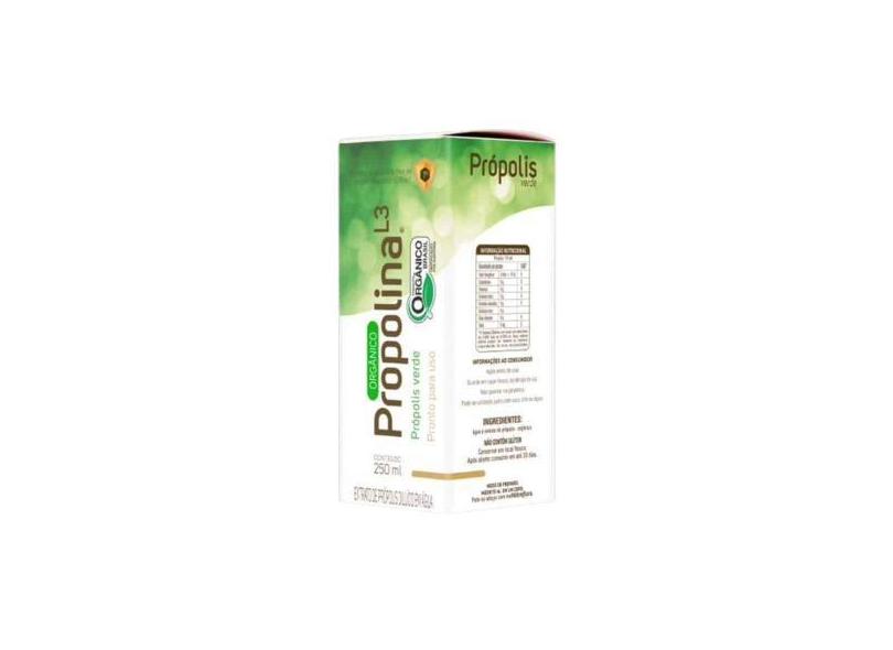 Extrato De Própolis Orgânico Verde Propolina L3 - 250ml em Promoção é ...