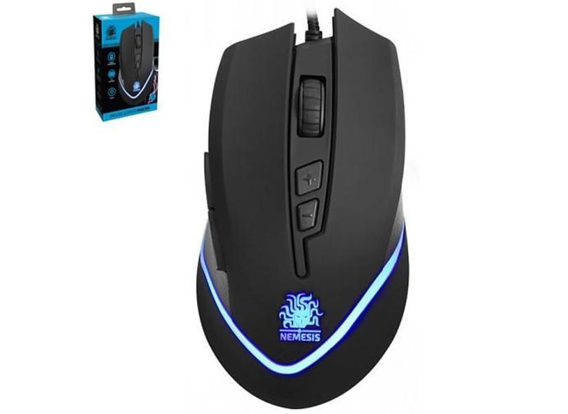 Mouse Gamer Nemesis Macro Macro Mg-01n Dpi Ajustável Design Ergonômico ...