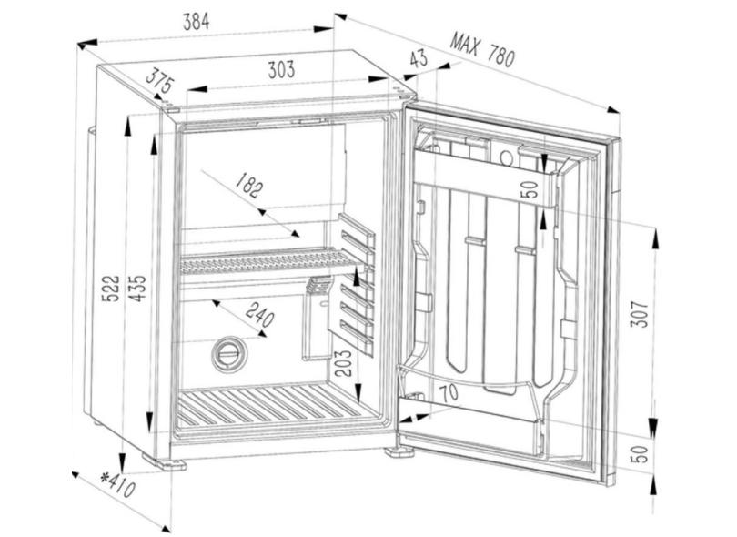 Frigobar Dometic 26 Litros RH430LD com o Melhor Preço é no Zoom