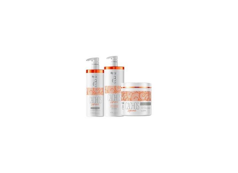 Biocale - Kit Cachos Supreme Shampoo 500ml + Ativador 1L + M com o ...