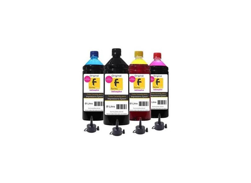 Kit Tinta Epson para L355 L365 L375 L395 4 Litros com o Melhor Preço é ...