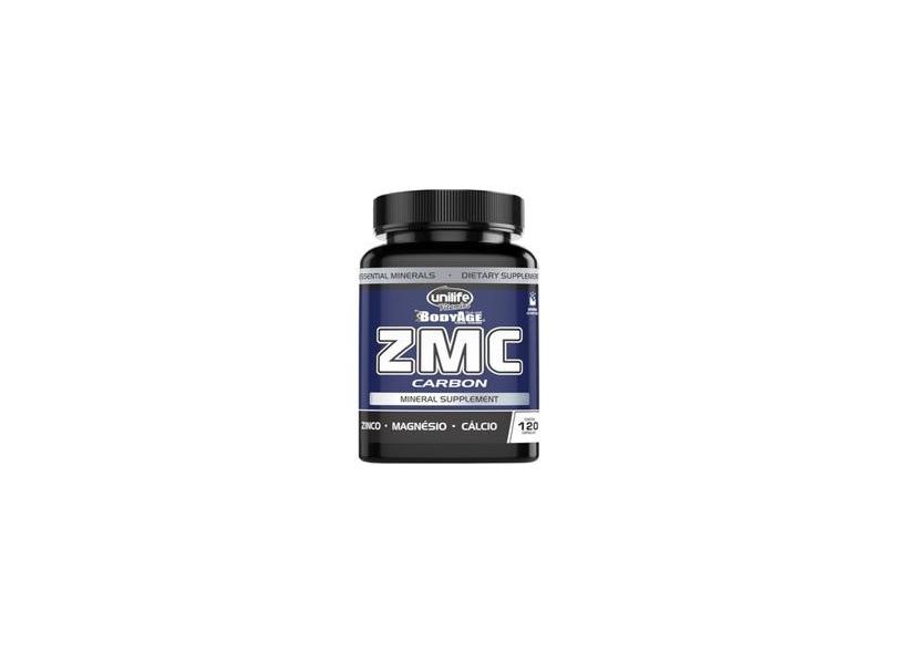 ZMC Carbon Zinco Magnésio Cálcio 120 Cápsulas 950mg com o Melhor Preço ...