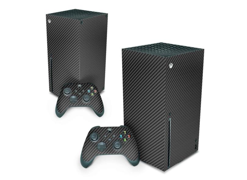 Skin Adesivo para Xbox Series X - Fibra de Carbono com o Melhor Preço é ...