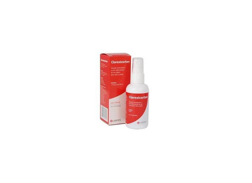 Solução Antisséptica E Anti Inflamatória Clorexicorten 50ml Em Promoção