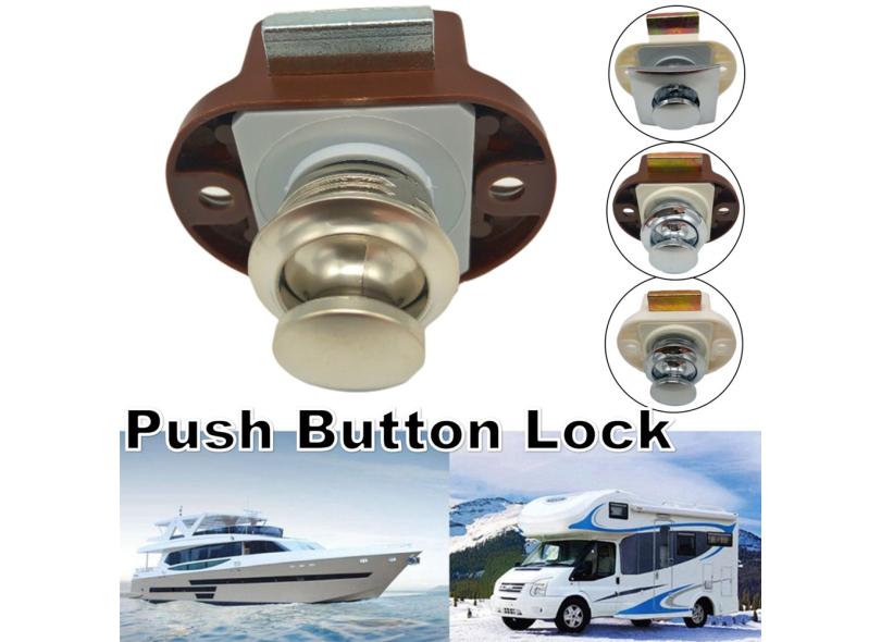 Camper Car Trava Botão Catch Lock Draw Gaveta Armário Porta Caravan ...