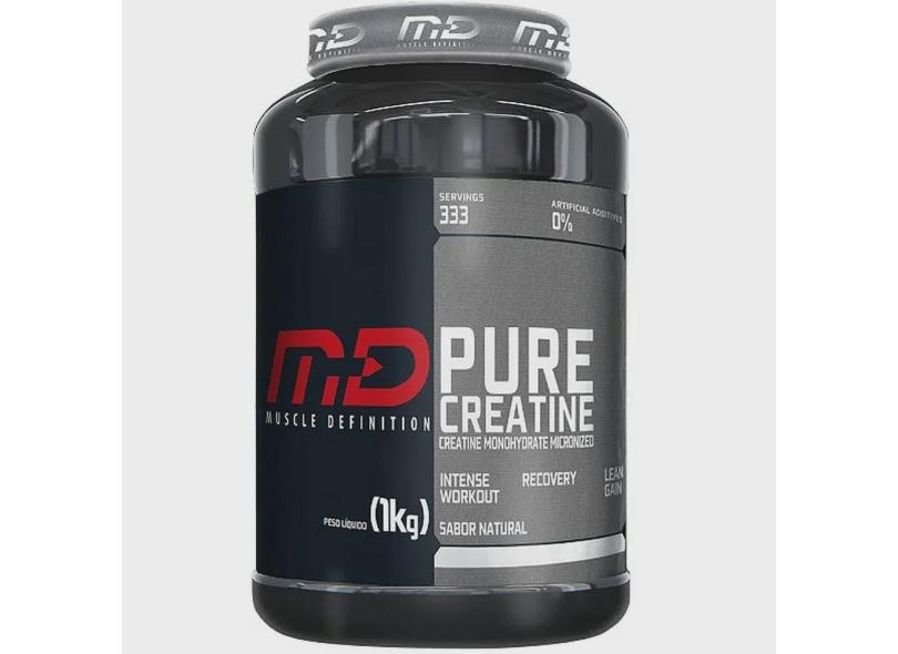 Creatine Pure Muscle Definition - Monohidratada e Micronizada - (1kg ...