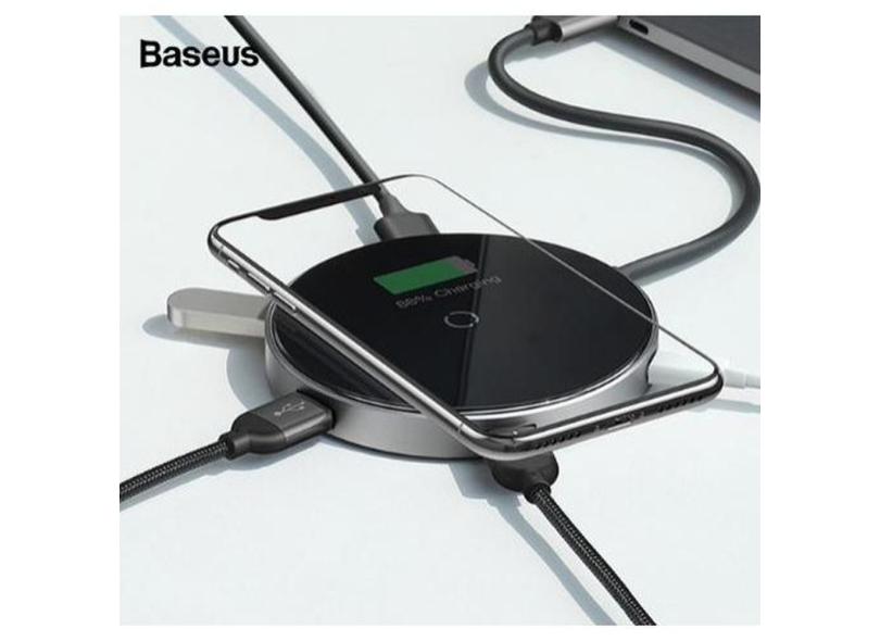 Super HUB 2 em 1 Carregador Wireless Macbook Notebook Tipo-C HDMI 4k ...