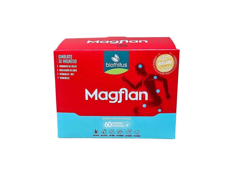 Magflan 60 Capsulas - Dimalato De Magnésio com o Melhor Preço é no Zoom