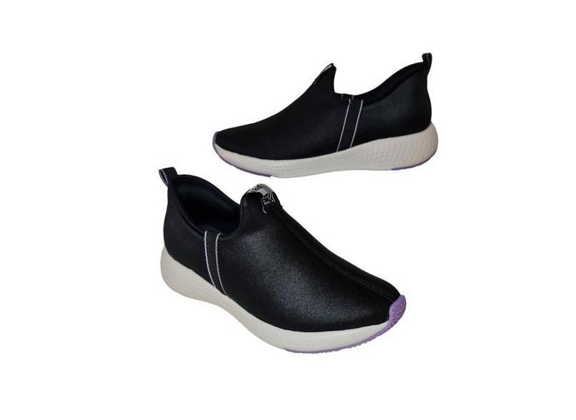 Tênis Usaflex Al2301 Elastano Preto Fácil Calce em Promoção é no Buscapé