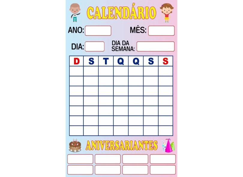 Banner Didático Calendário Infantil Escolar em Promoção é no Buscapé Banner Didático Calendário Infantil Escolar em Promoção é no Buscapé