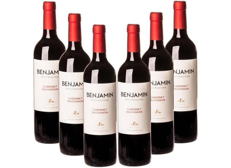 Kit 06 Unid. Vinho Benjamin Nieto Cabernet Sauvignon 750Ml com o Melhor ...
