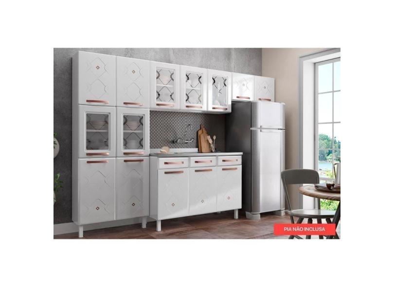 Kit de Cozinha Modulada 3 Peças Mirage New 4 Peças (2 Armários + 1 ...