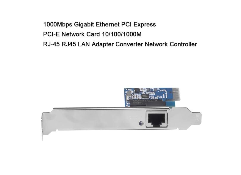 Kebidu 1000 mbps gigabit ethernet pci express pci-e placa de rede 10/100/1000 m RJ-45 rj45 lan ...