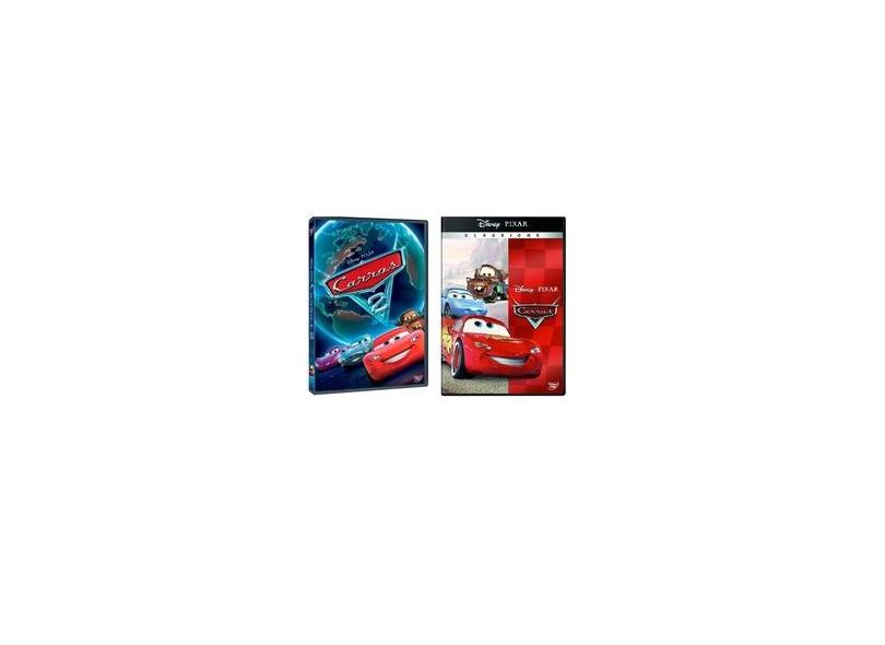 DVD Disney Pixar Carros + DVD Disney Pixar Carros 2 em Promoção é no ...