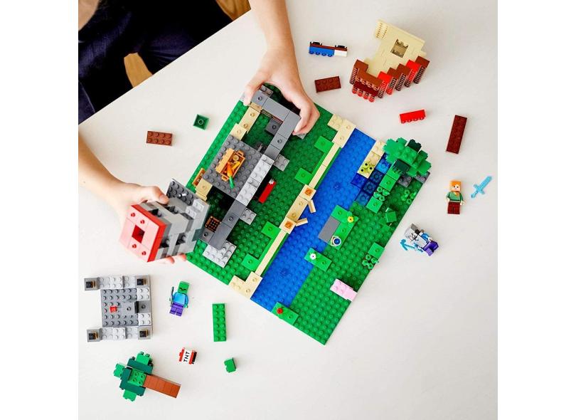 Lego Minecraft The Crafting Box 3.0 21161 - 564 Peças com o Melhor ...