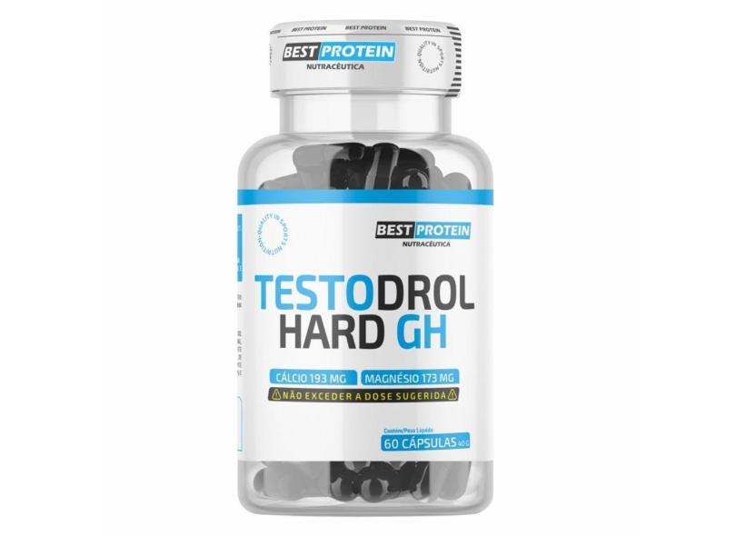 Testodrol Hard Best Protein Suplemento de Testosterona com 60 Cápsulas ...