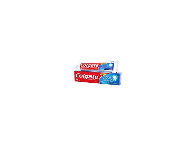 Creme Dental Tradicional Colgate 90G Maxima Proteção Anticaries com o ...