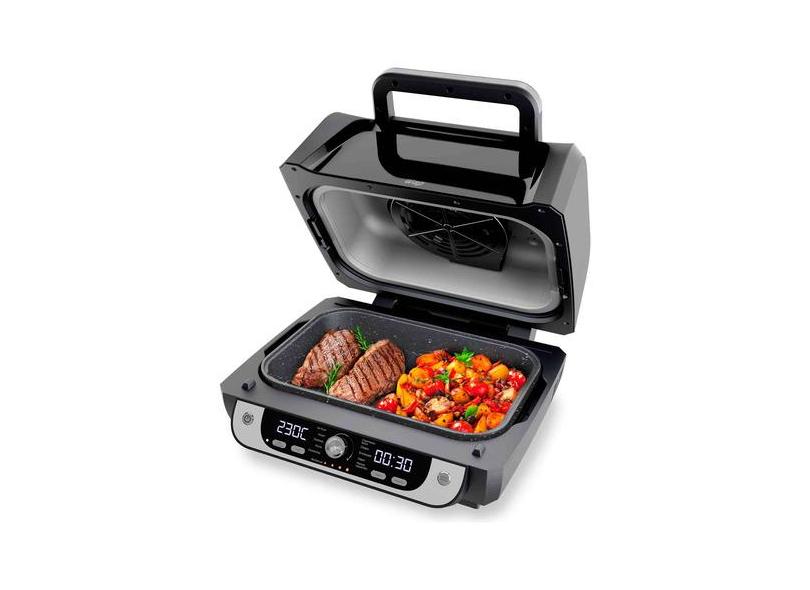 Fritadeira Elétrica Churrasqueira Wap Air Fryer Barbecue 10l AIR FRYER WAP BARBECUE DIGITAL em ...