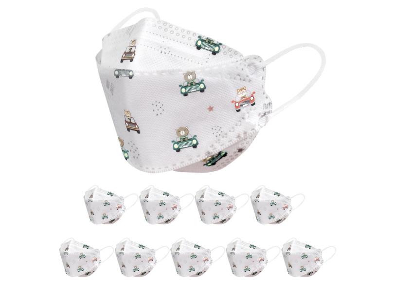 Máscara infantil infantil bebê máscara facial descartável cartoon 5Ply ...