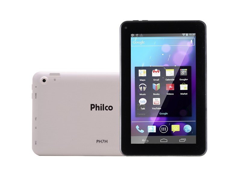 Tablet Philco 8GB LCD 7" Android 4.2 (Jelly Bean Plus) 2 MP PH7H com o ...