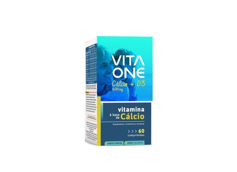 VitaOne Cálcio 600mg 60 Comprimidos com o Melhor Preço é no Zoom