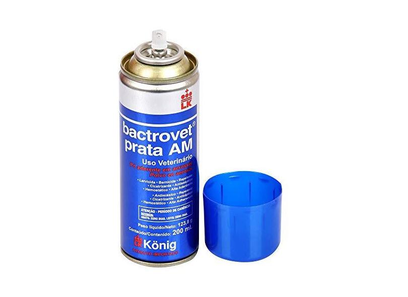 Bactrovet Spray Konig Prata Am - 200ml com o Melhor Preço é no Zoom