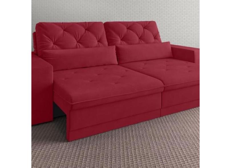 Sof 3 Lugares Net Royale Assento Retr til E Reclin vel 2,00m em ...