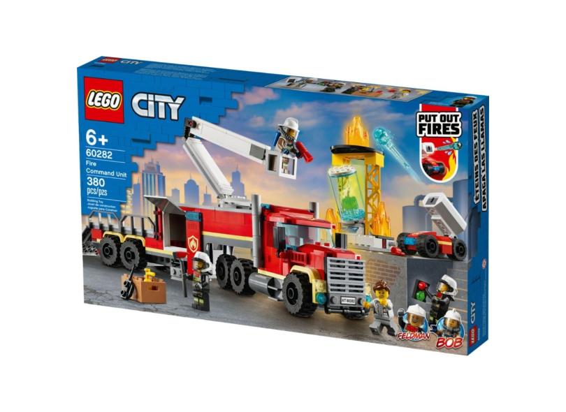 Lego City Unidade de Controle de Incêndio - Lego 60282 com o Melhor ...