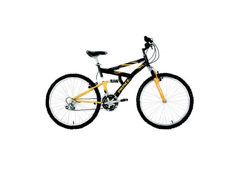 Bicicleta Mountain Bike Prince 21 Marchas Aro 26 Suspensão Full ...