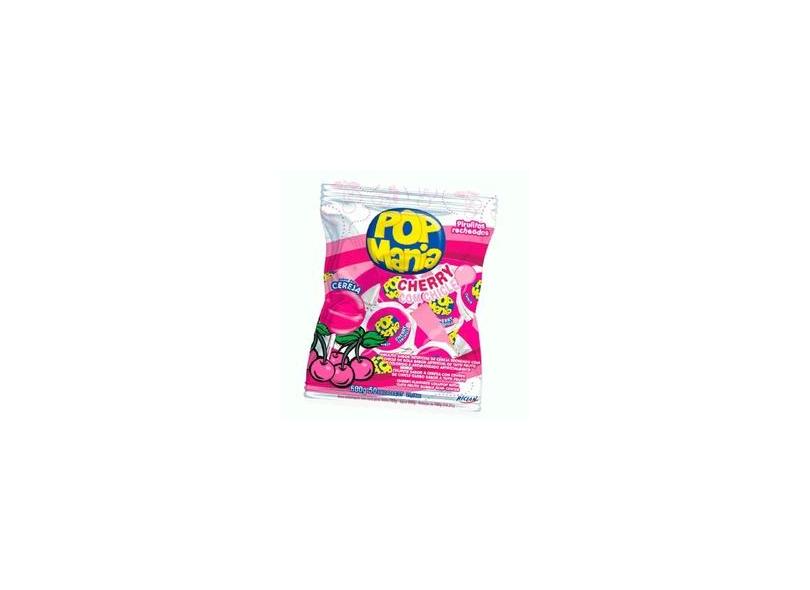 Pirulito Pop Mania Cherry 50 unidades com o Melhor Preço é no Zoom