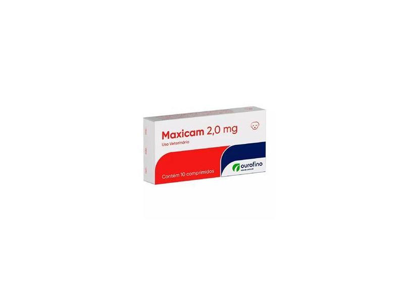 Maxicam 2,0 mg - Anti-inflamatório à base de Meloxicam para Cães e ...