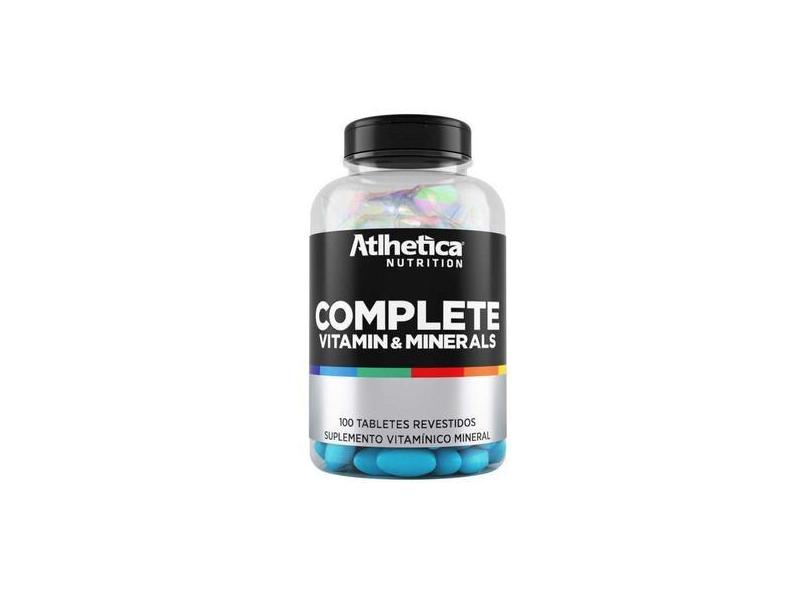 Multivitamínico Atlhetica Nutrition Complete - 100 Tabletes com o ...