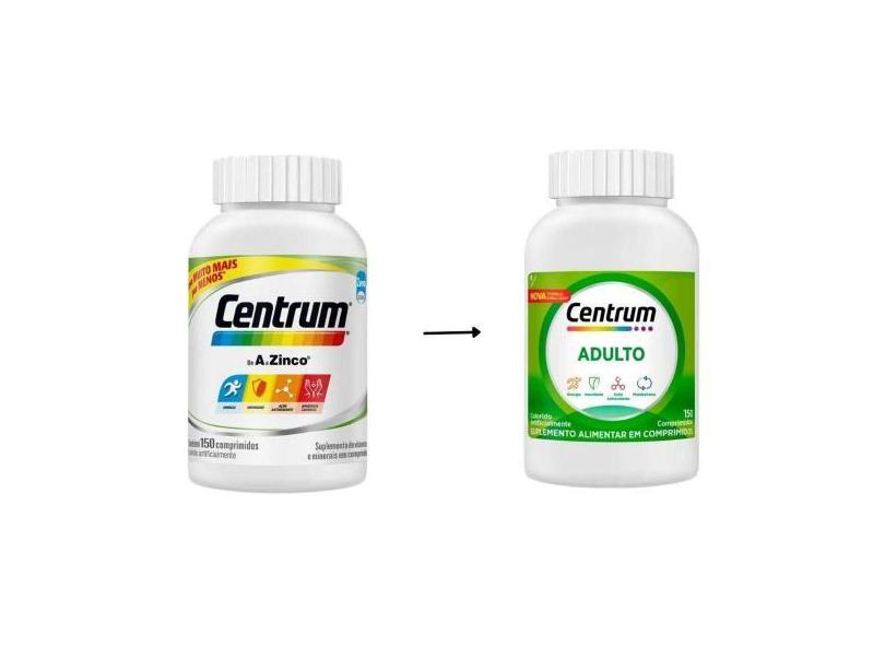 Multivitamínico Centrum Adulto 150 Comprimidos com o Melhor Preço é no Zoom