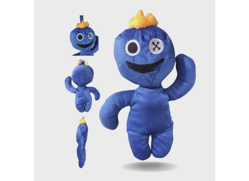 Boneco Blue Babão Rainbow Friends Jogo Roblox Azul Pelúcia em Promoção ...