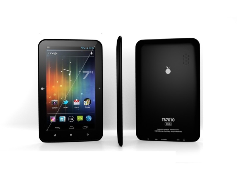 Tablet Orange 3G 4 GB TFT Android 4.0 (Ice Cream Sandwich) TB7010 com o ...