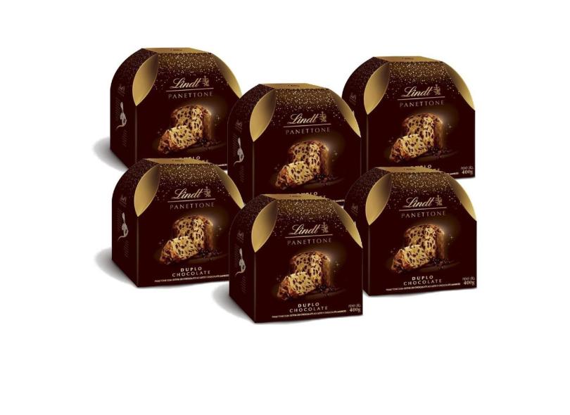 Panetone Lindt Duplo Chocolate 400G (6 Unidades) com o Melhor Preço é ...