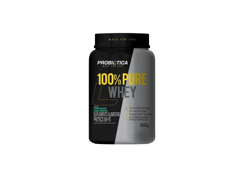 Whey Protein Concentrado Probiótica 100% Pure Whey - 900G Chocolate Co ...