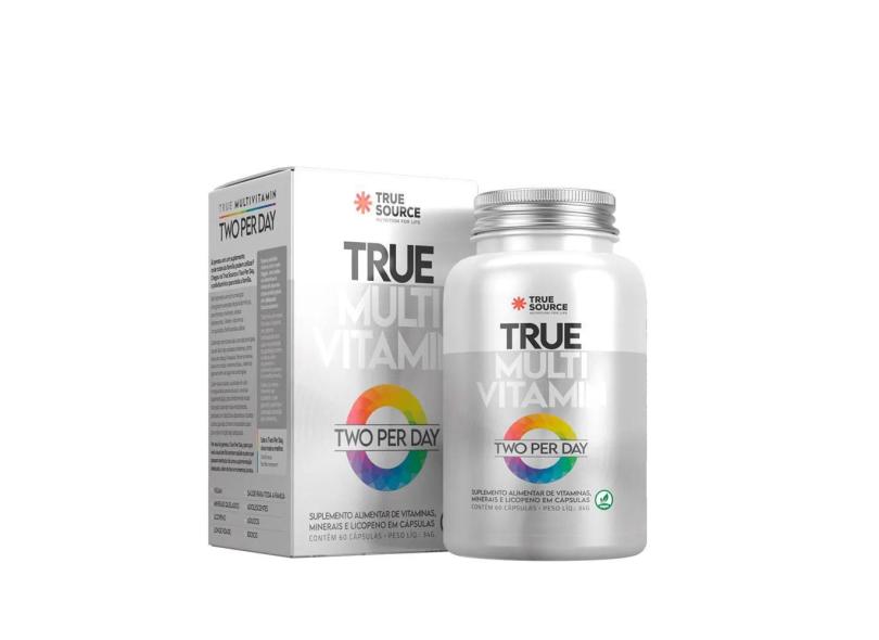 Multivitaminico True Multivitamin Two Per Day 60 Capsulas True Source ...