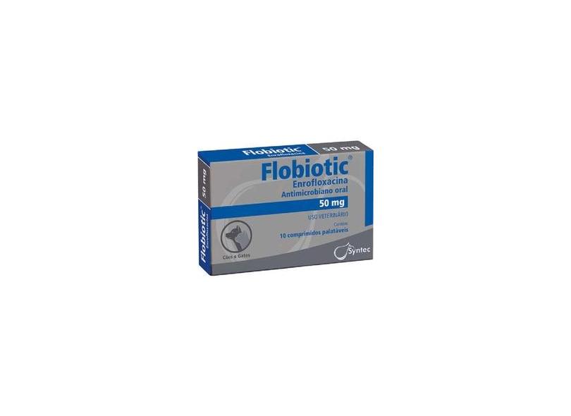 Antibiótico para Cães e Gatos Flobiotic Syntec - 50mg com o Melhor ...