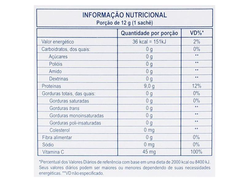 Cartigen C Colágeno Em Pó Sabor Hibiscus E Limão C/30 Sachês com o ...