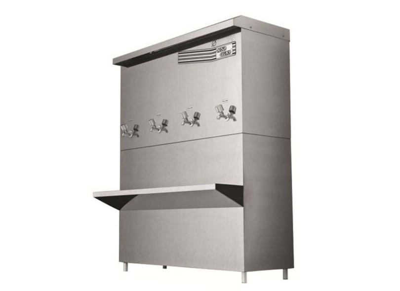 Bebedouro Industrial Acqua Gelata 200 Litros Inox 4 Torneiras Pre200