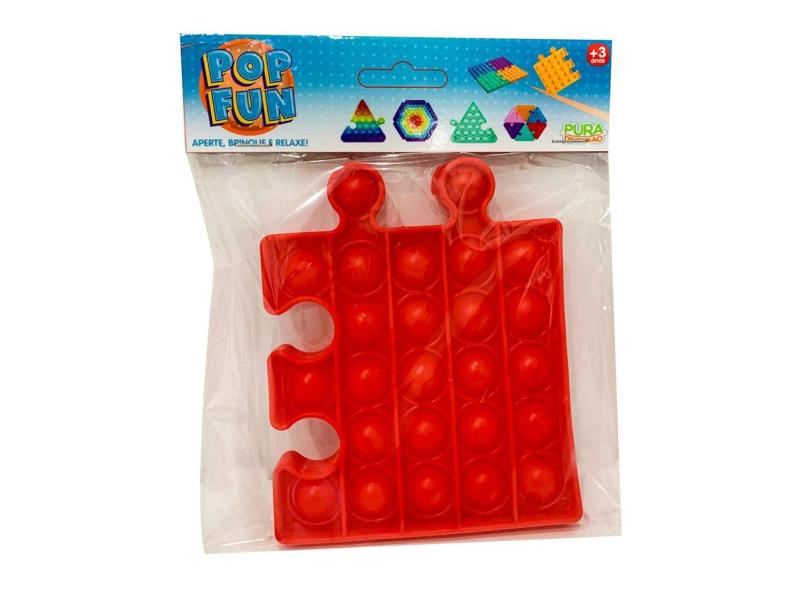 Pop Fun - Brinquedo Anti Stress Bolha Quadrado Encaixar Sensorial - Yes ...