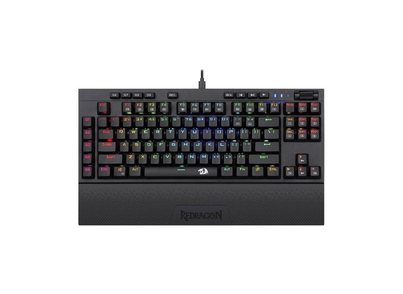 Teclado Optico Gamer Redragon Broadsword Pro RGB Switch Azul ABNT2 ...