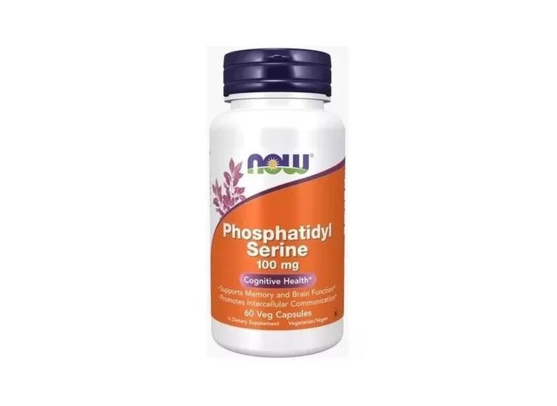 Phosphatidyl Serine 100 Mg 60 Veg Capsulas Now - Now Foods em Promoção ...