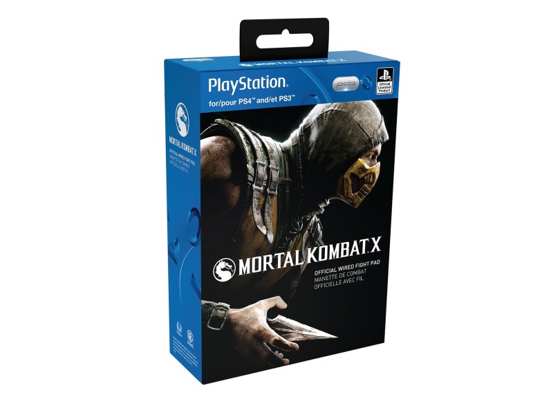 Controle PS3 PS4 Mortal Kombat X Fight Pad - PDP com o Melhor Preço é ...