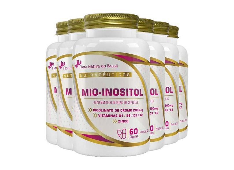Mio Inositol 6 X 60 Cápsulas - Flora Nativa com o Melhor Preço é no Zoom