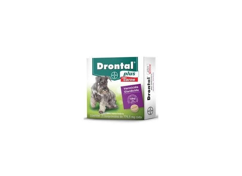 Drontal Plus Carne Até 10 Kg C 2 Comprimidos com o Melhor Preço é no Zoom