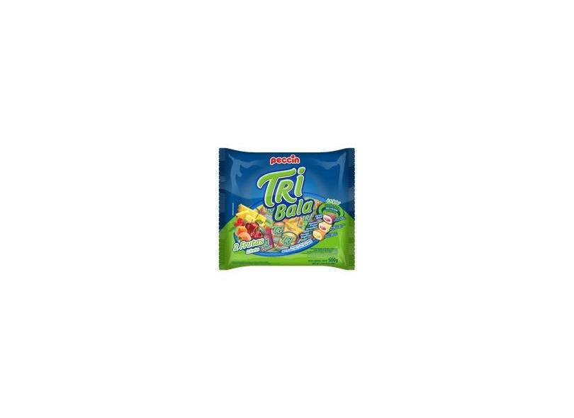 Bala Tri Bala Recheada Frutas Pacote 500g Peccin - Escolha Sabores em ...